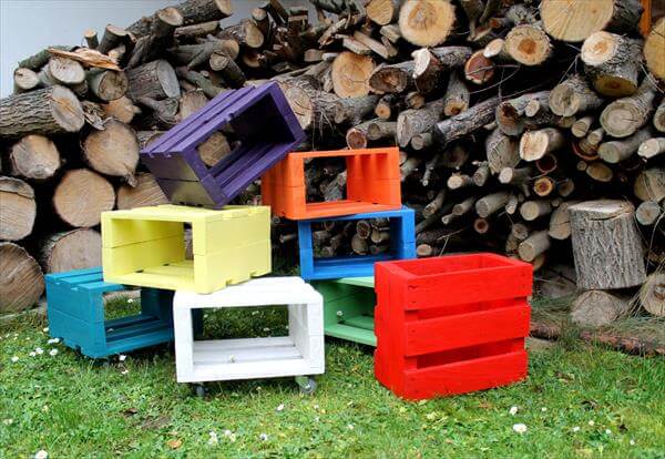 Homemade Stool Designs From Pallets
