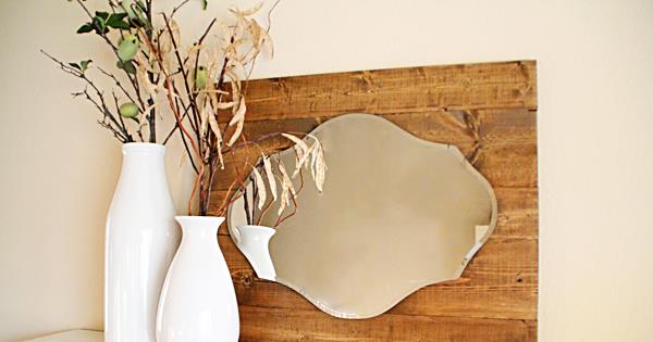 DIY Pallet Mirror Tutorial