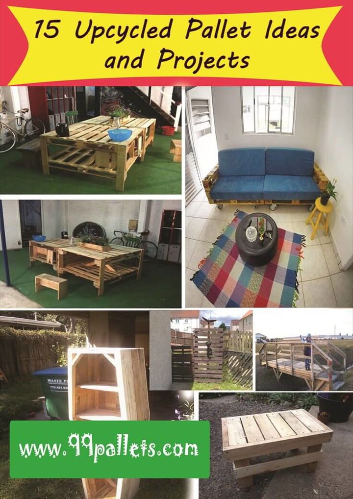 15 Upcycled Pallet Ideas and Projects